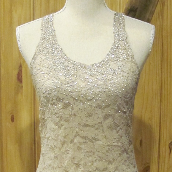 Daytrip | Tops | Daytrip Lace Tank With Caviar Beads | Poshmark